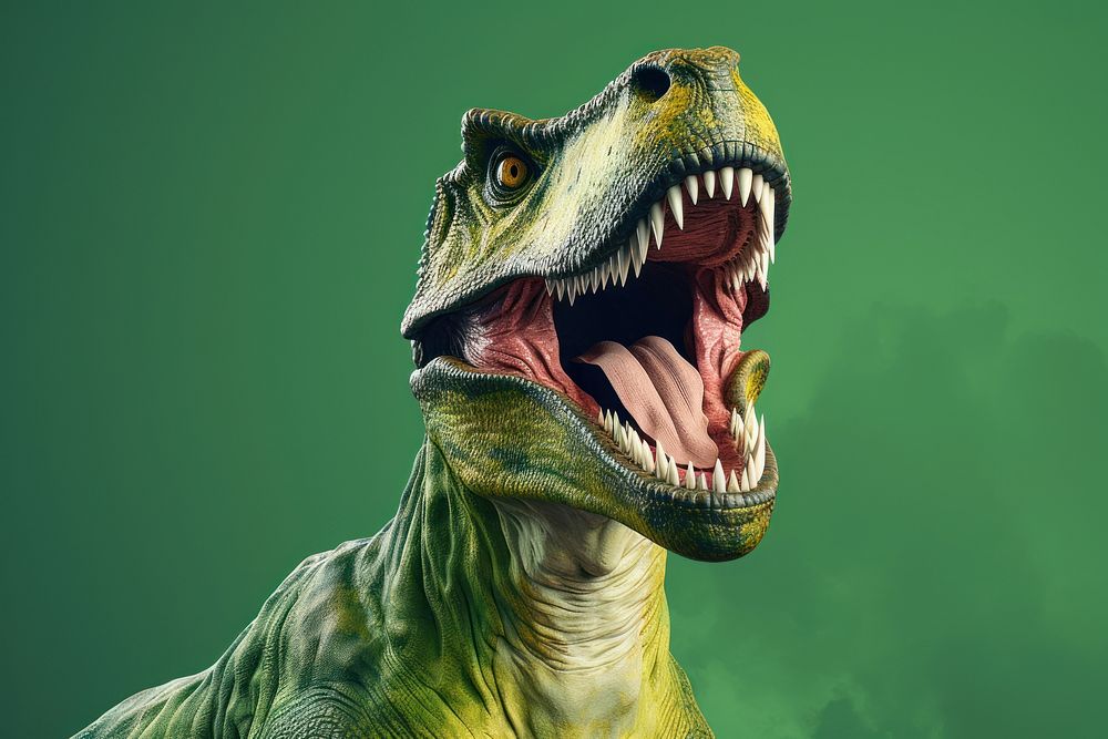 Dinosaur reptile animal green. AI | Premium Photo - rawpixel
