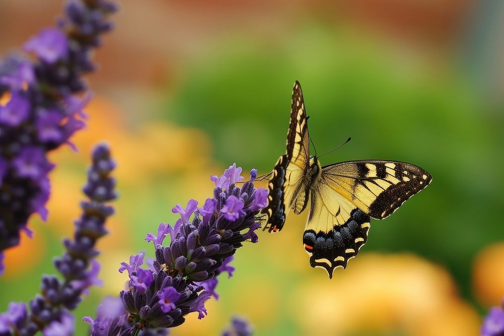Butterfly eating nectar lavender animal | Premium Photo - rawpixel
