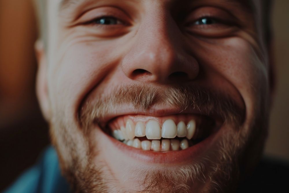 Man smiling teeth laughing adult. | Free Photo - rawpixel