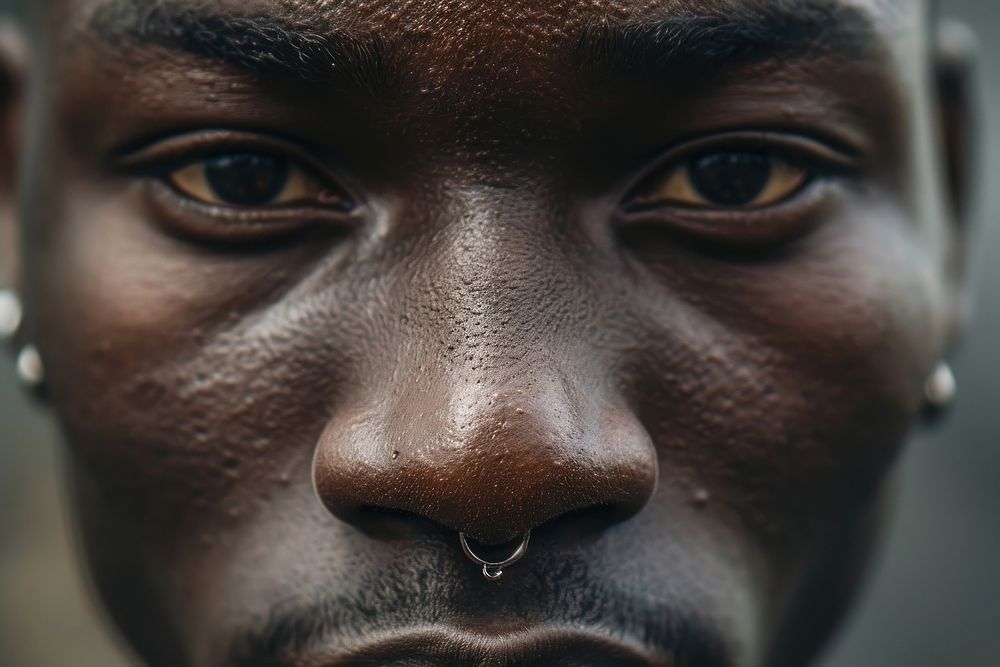 Nose septum piercing jewelry adult | Free Photo - rawpixel