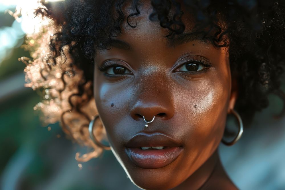 Nose piercing jewelry skin dreadlocks | Free Photo - rawpixel
