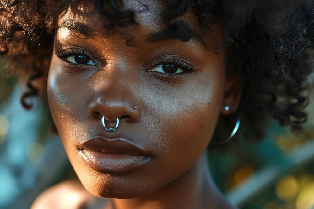 Nose piercing jewelry skin dreadlocks | Free Photo - rawpixel