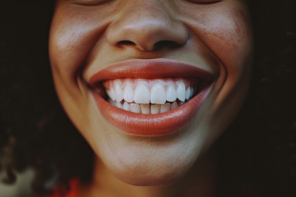 Woman smiling teeth laughing adult. | Free Photo - rawpixel