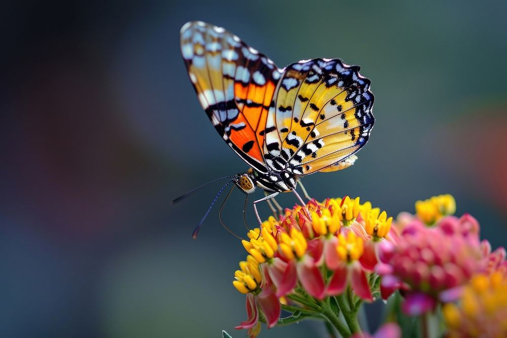 Butterfly drinking nectar flower animal | Free Photo - rawpixel