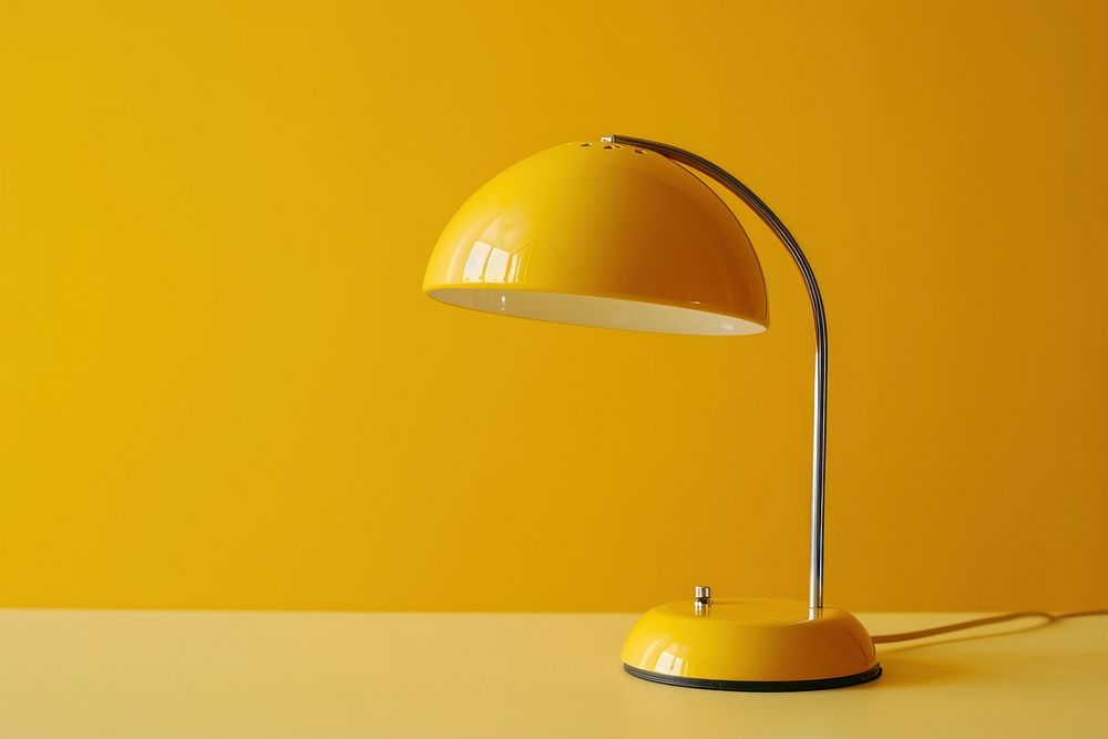 Yellow lamp lampshade yellow background | Premium Photo - rawpixel