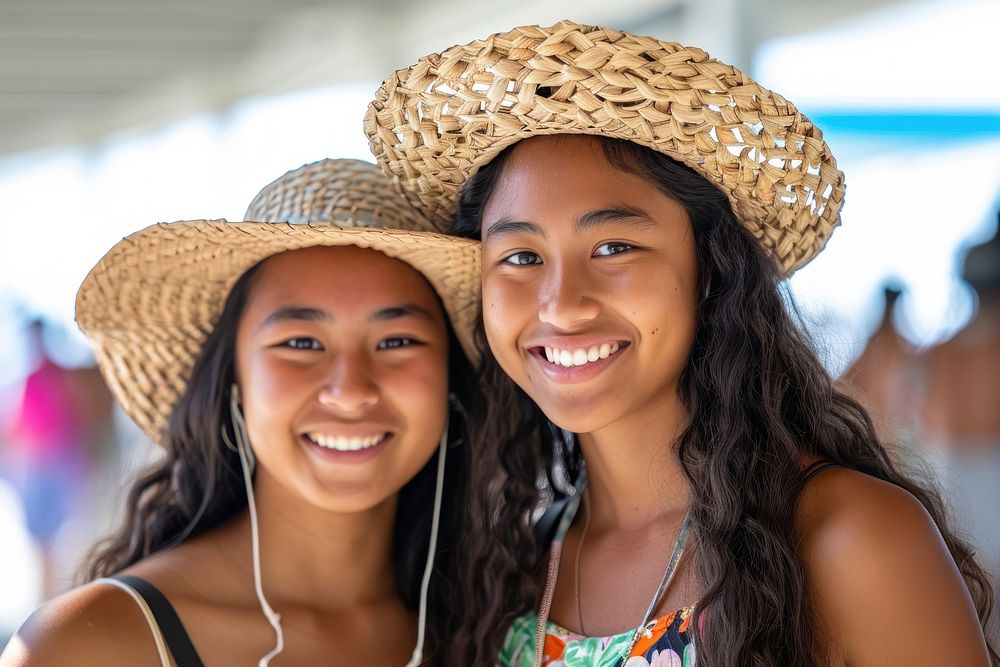 Happy Samoan girls adult smile | Free Photo - rawpixel