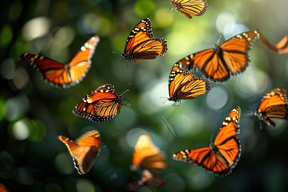 Group butterfly animal insect flying. | Premium Photo - rawpixel