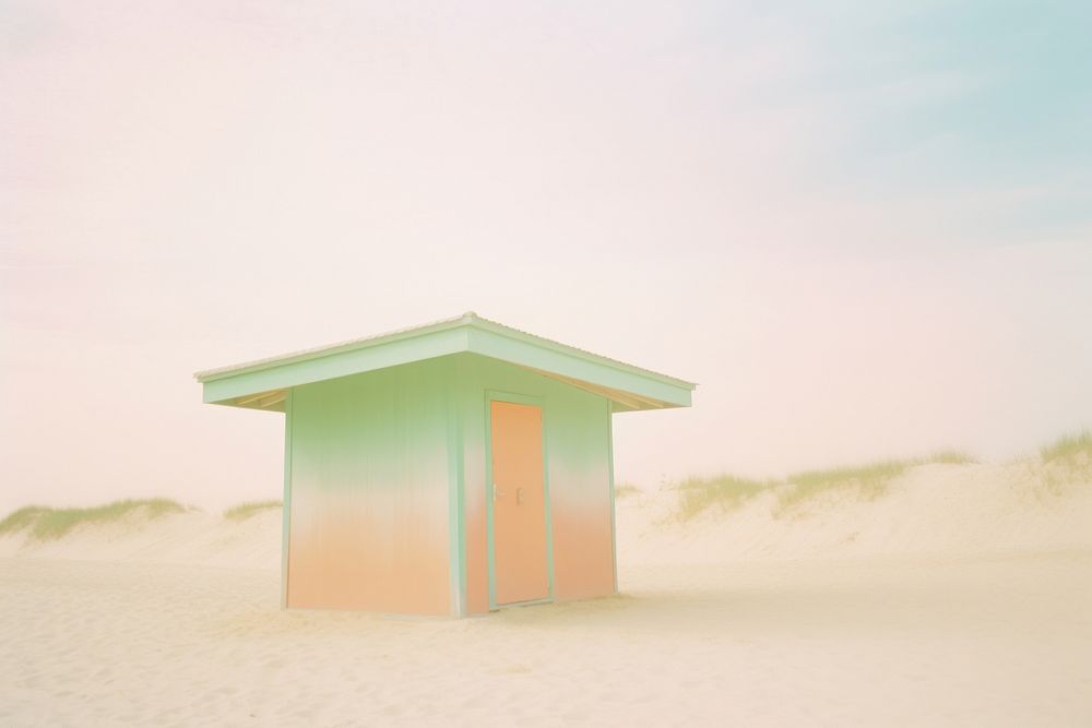 Beach hut architecture outdoors nature. | Premium Photo - rawpixel