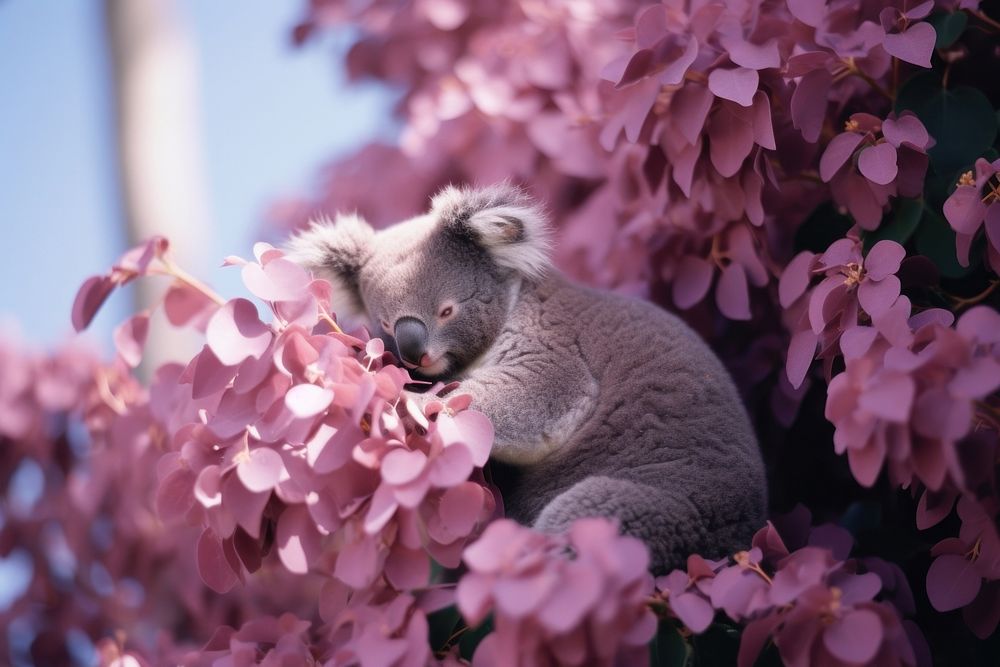 Koala wildlife outdoors blossom. | Premium Photo - rawpixel