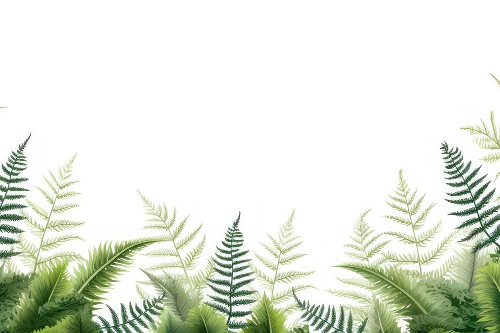 Ferns backgrounds vegetation outdoors. | Free Photo Illustration - rawpixel