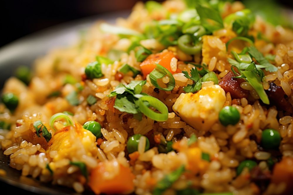 Fried rice food plate fried | Free Photo - rawpixel