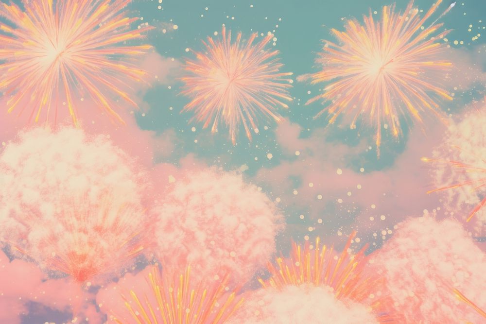 Fireworks craft collage backgrounds outdoors | Premium Photo ...