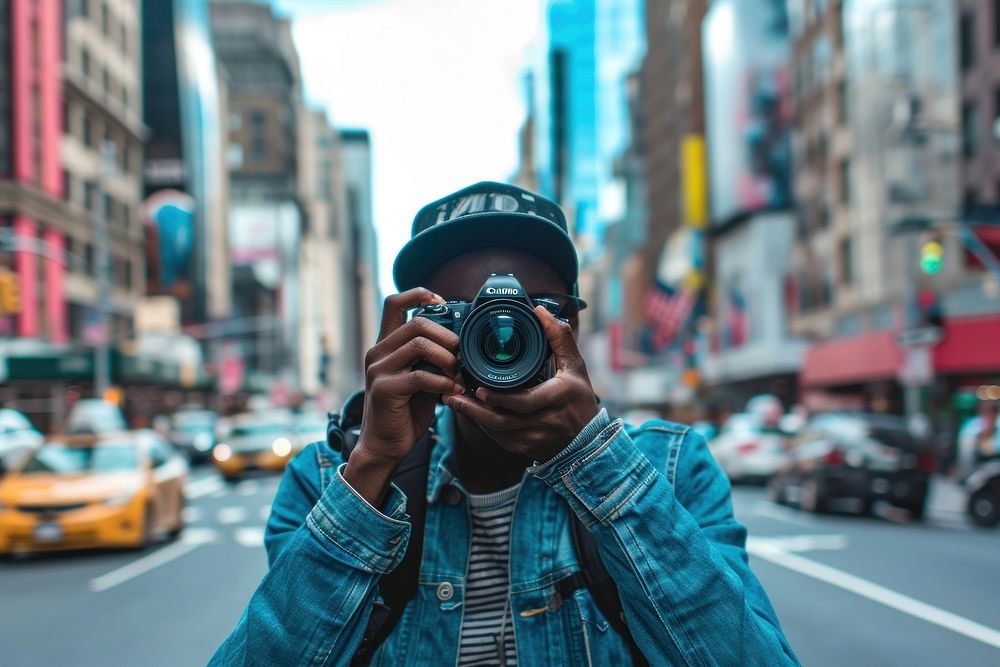 African American photography portrait camera. | Free Photo - rawpixel