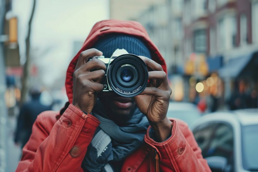 African American photography portrait camera. | Free Photo - rawpixel
