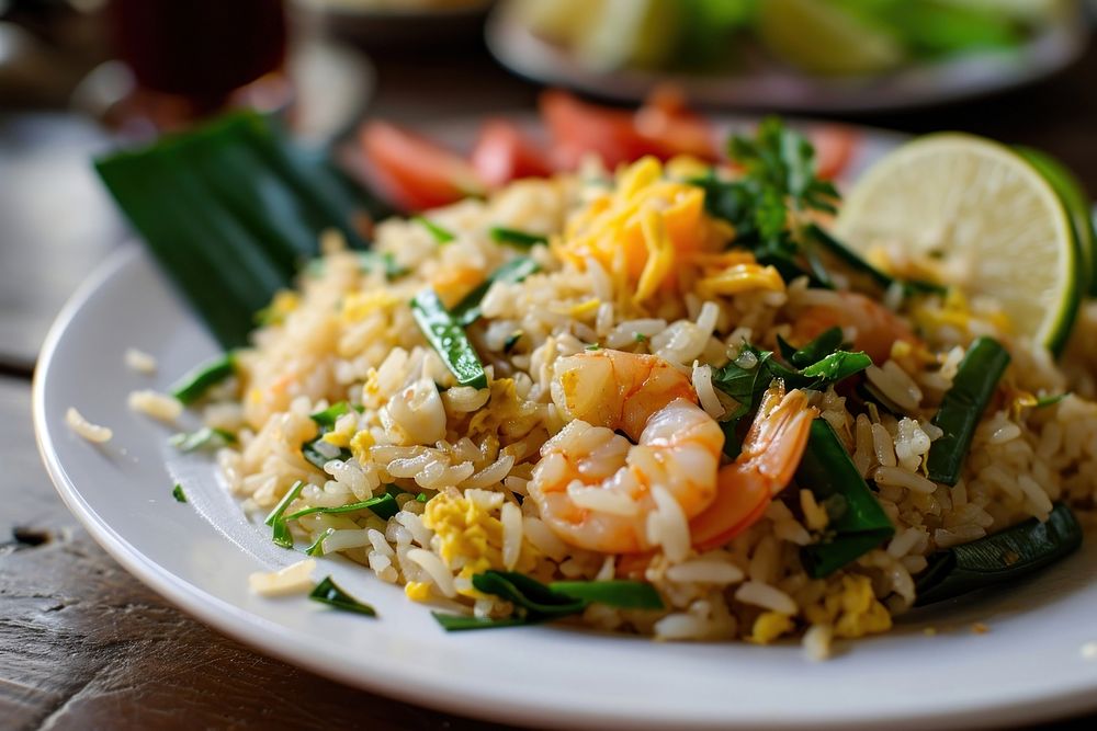 Fried rice food plate fried | Free Photo - rawpixel