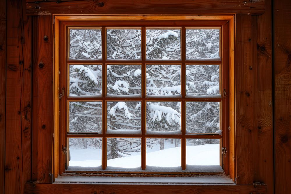 Window see snow nature architecture | Premium Photo - rawpixel