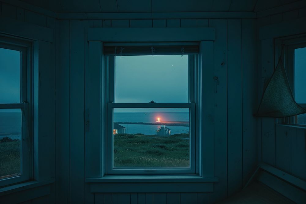 Window see lighthouse nature night | Premium Photo - rawpixel