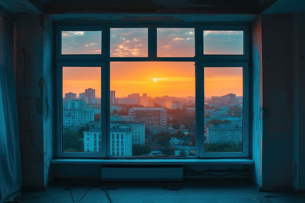 Window see city architecture windowsill | Premium Photo - rawpixel