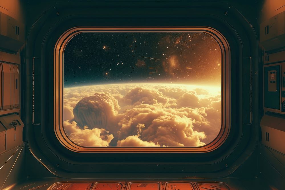 Window see jupiter planet space | Free Photo - rawpixel