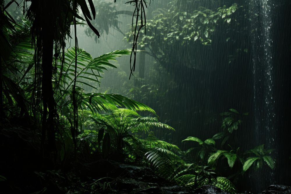 Rain forest vegetation outdoors nature. | Free Photo - rawpixel