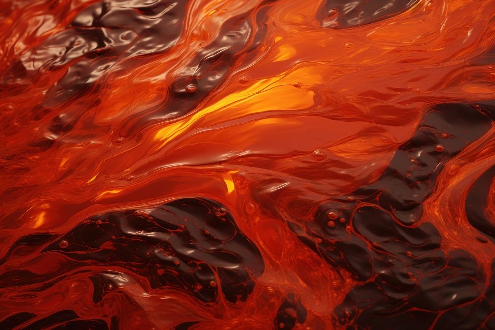 Liquid lava outdoors volcano backgrounds. | Premium Photo Illustration ...
