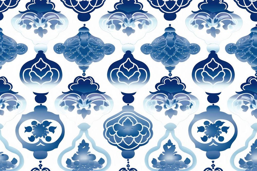 Tile pattern lantern art backgrounds | Free Photo Illustration - rawpixel