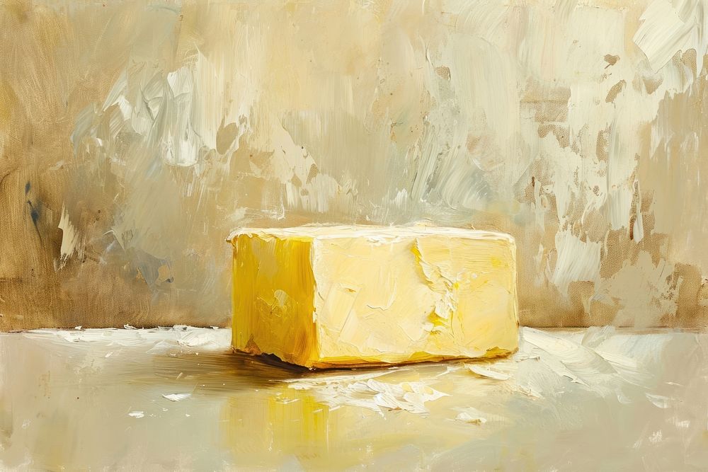 Painting butter food parmigiano-reggiano. | Free Photo Illustration ...