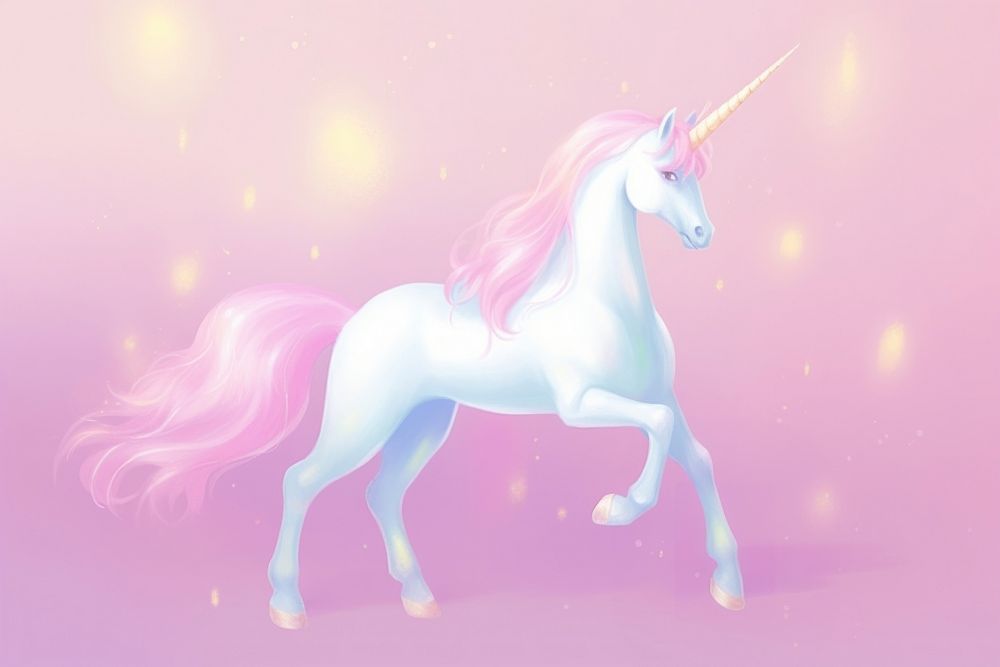 Full body unicorn animal mammal | Free Photo Illustration - rawpixel