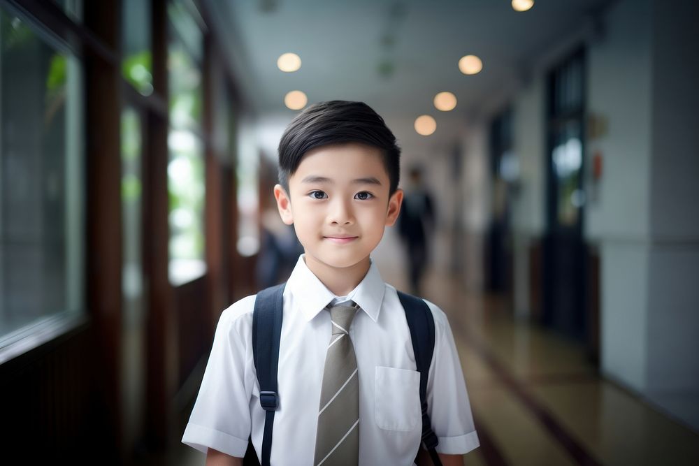 Boy student chinese portrait standing | Free Photo - rawpixel
