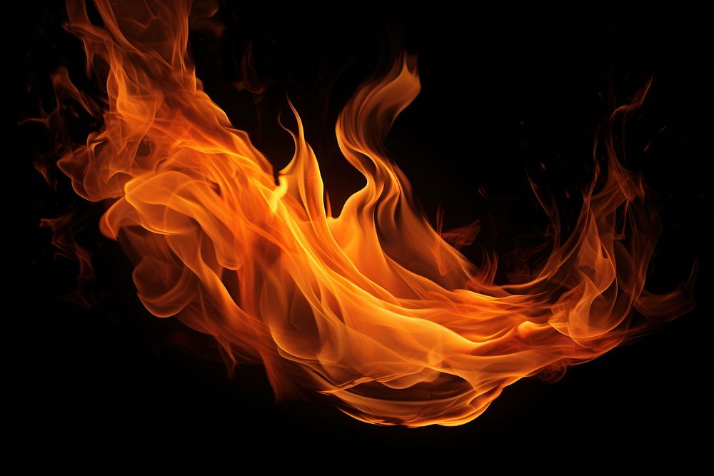 Fire flame fire backgrounds black | Premium Photo - rawpixel