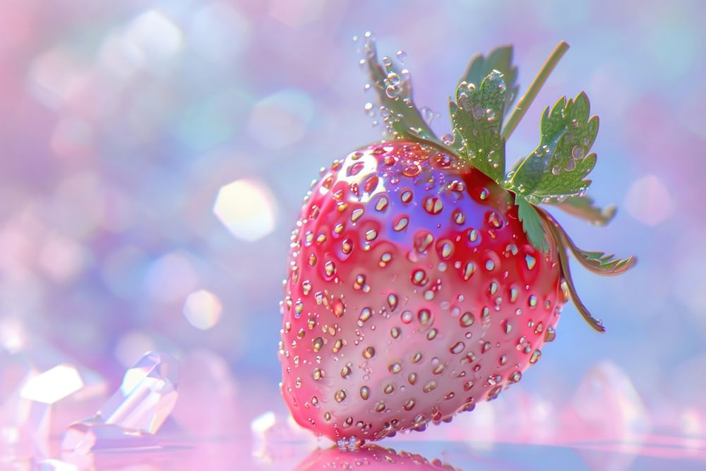 Strawberry holography plant fruit food. | Free Photo Illustration ...