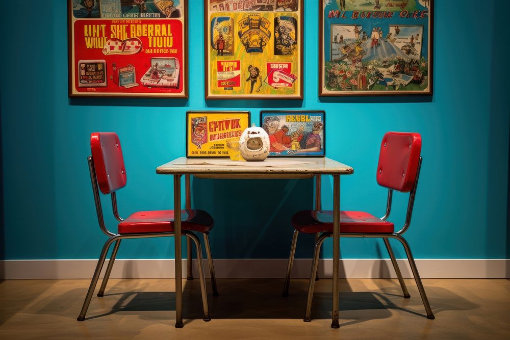 Table chair architecture furniture. | Premium Photo - rawpixel