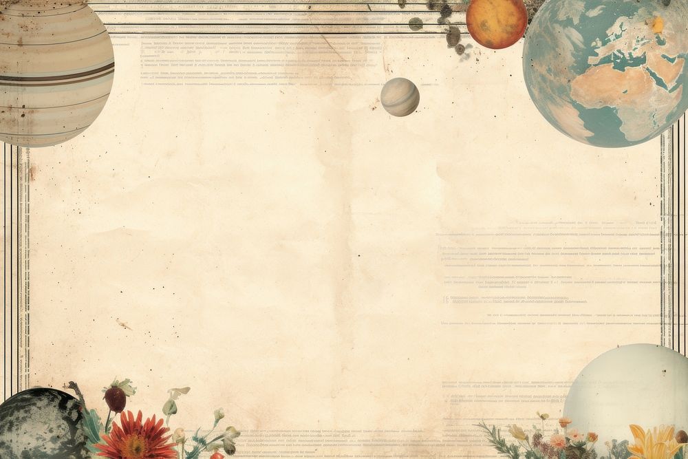 Solar system backgrounds planet paper. | Free Photo Illustration - rawpixel
