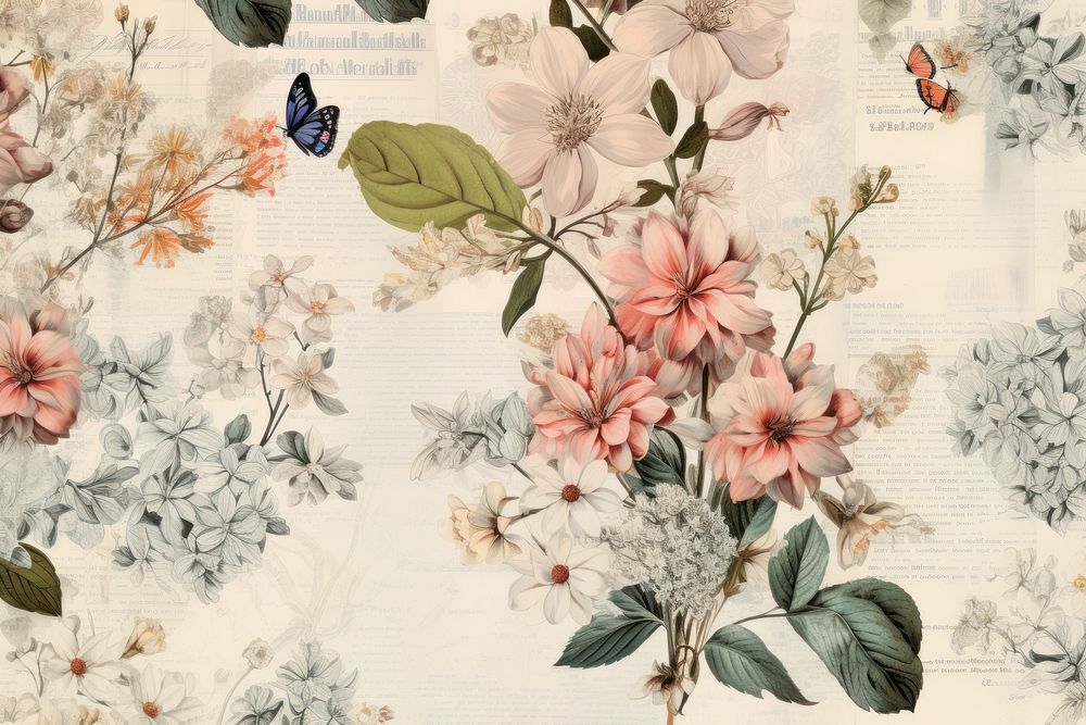 Educational backgrounds pattern flower. | Free Photo Illustration ...