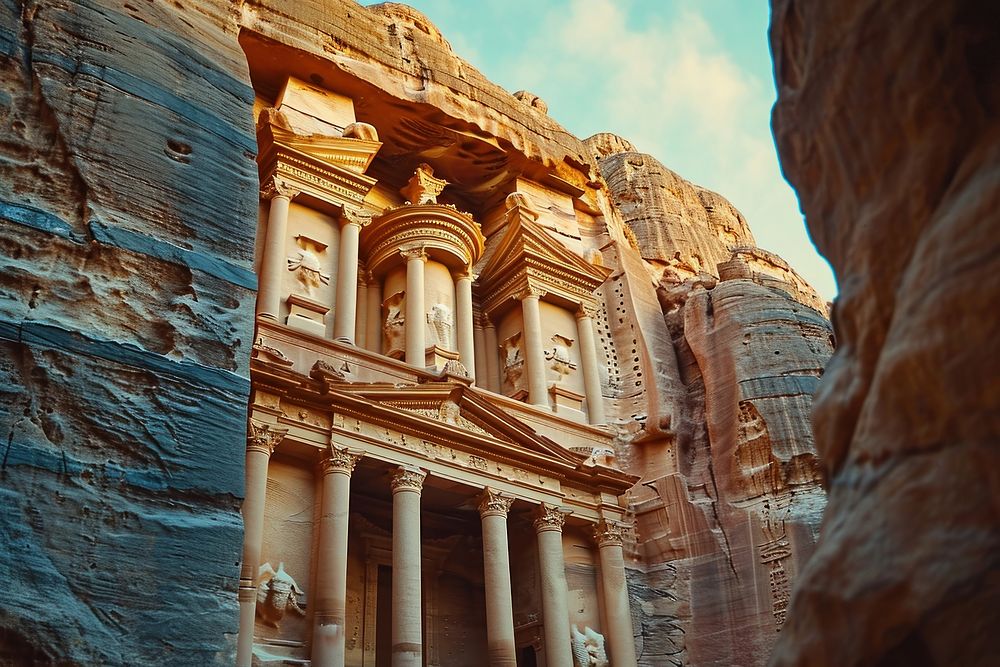 Scenery landmark petra architecture. | Free Photo - rawpixel