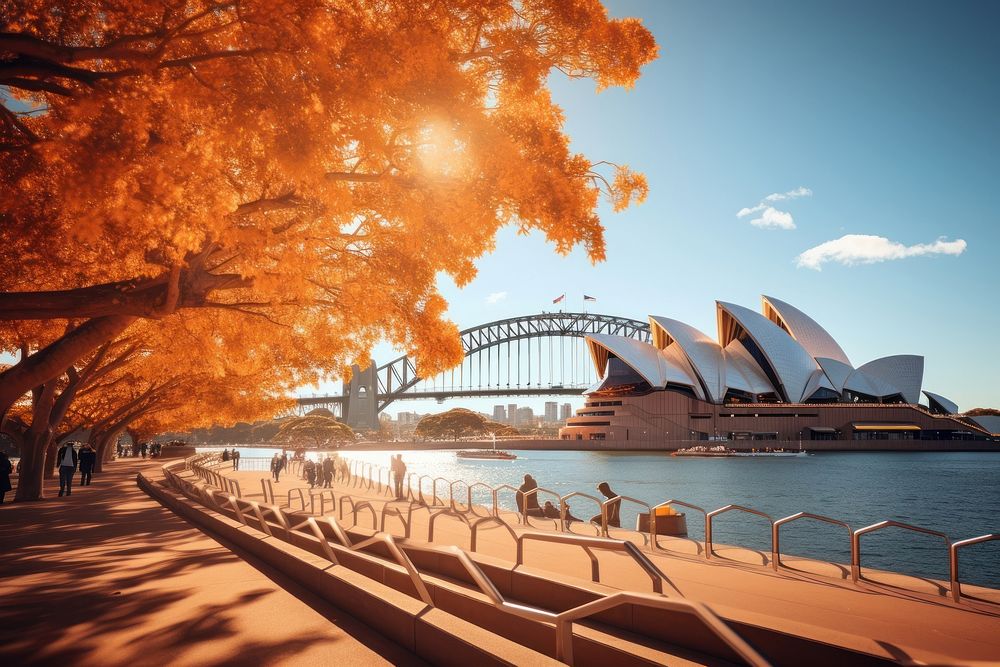 Opera house autumn landmark opera | Premium Photo - rawpixel
