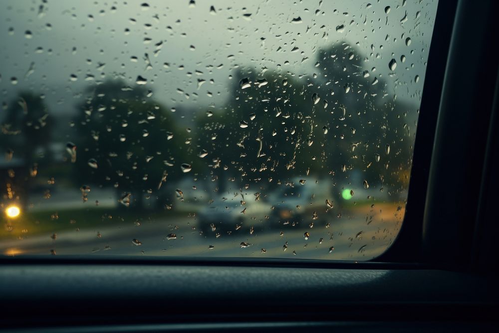 Rain car window vehicle transportation | Premium Photo - rawpixel