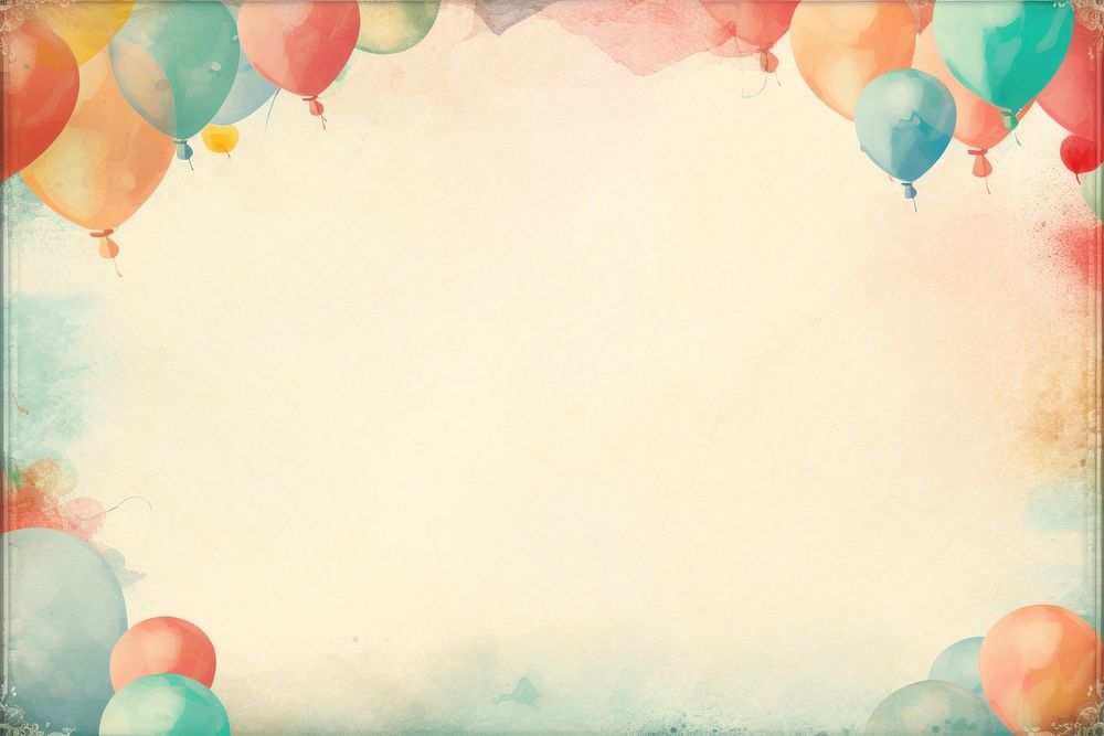 Balloons backgrounds frame paper. AI | Premium Photo Illustration ...