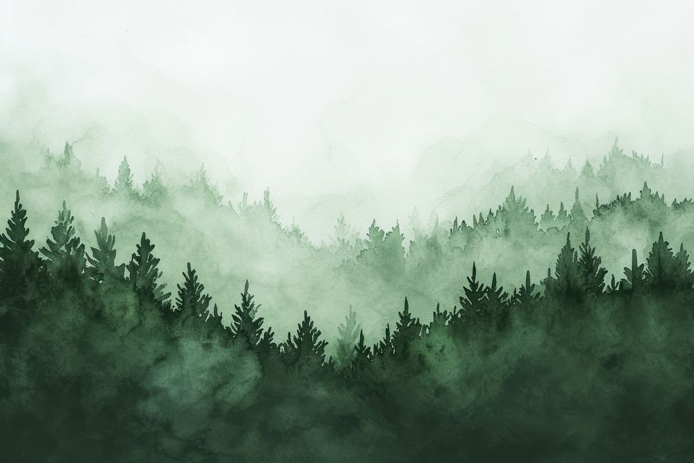 Rainforest abstract outdoors nature. | Free Photo Illustration - rawpixel