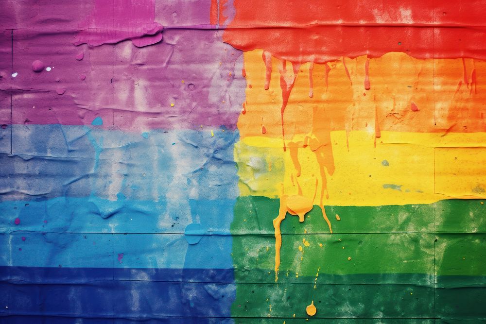 Rainbow flag backgrounds rainbow creativity. | Free Photo Illustration ...