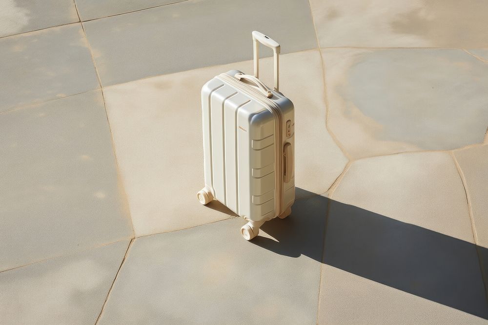 Luggage bag suitcase shadow floor | Free Photo - rawpixel