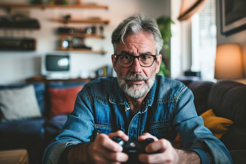 Man holding game controller portrait | Premium Photo - rawpixel
