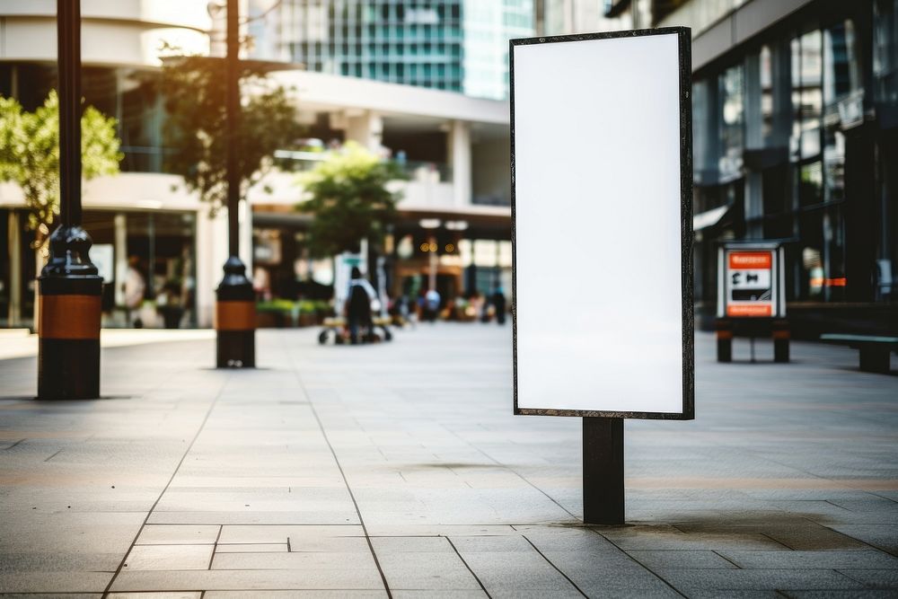 Round Corners City Signboard Mock | Premium Photo - rawpixel