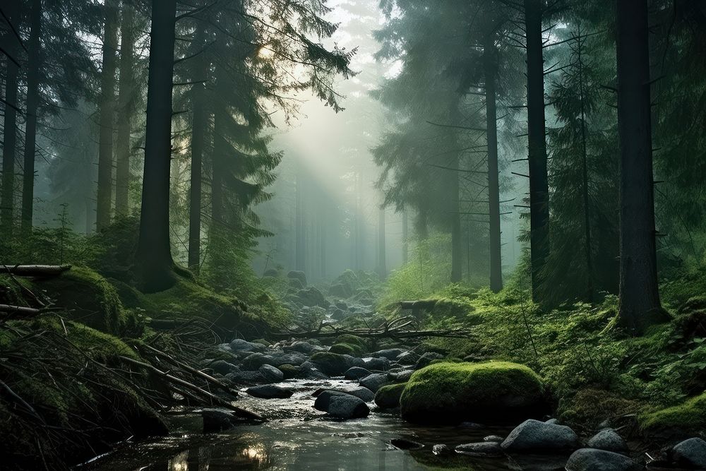 Nature background forest wilderness landscape. | Premium Photo - rawpixel