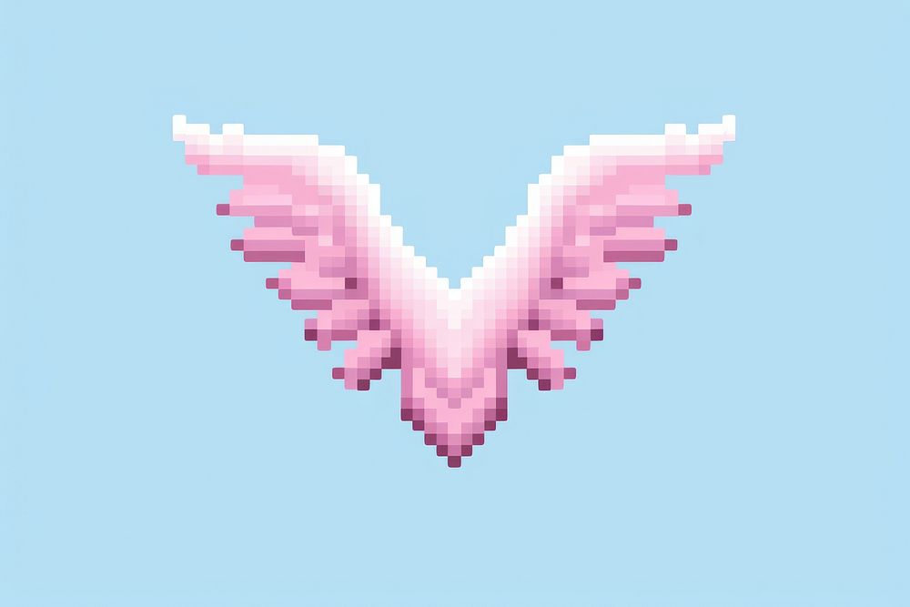 Pastel wings cut pixel art | Premium Photo Illustration - rawpixel