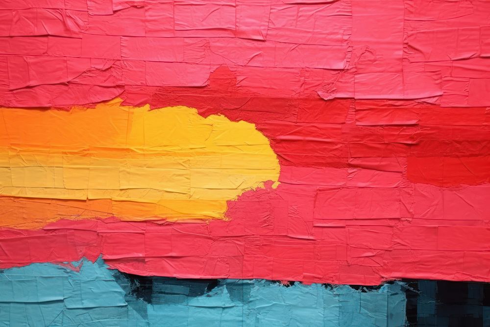 Abstract sunset ripped paper art | Premium Photo - rawpixel