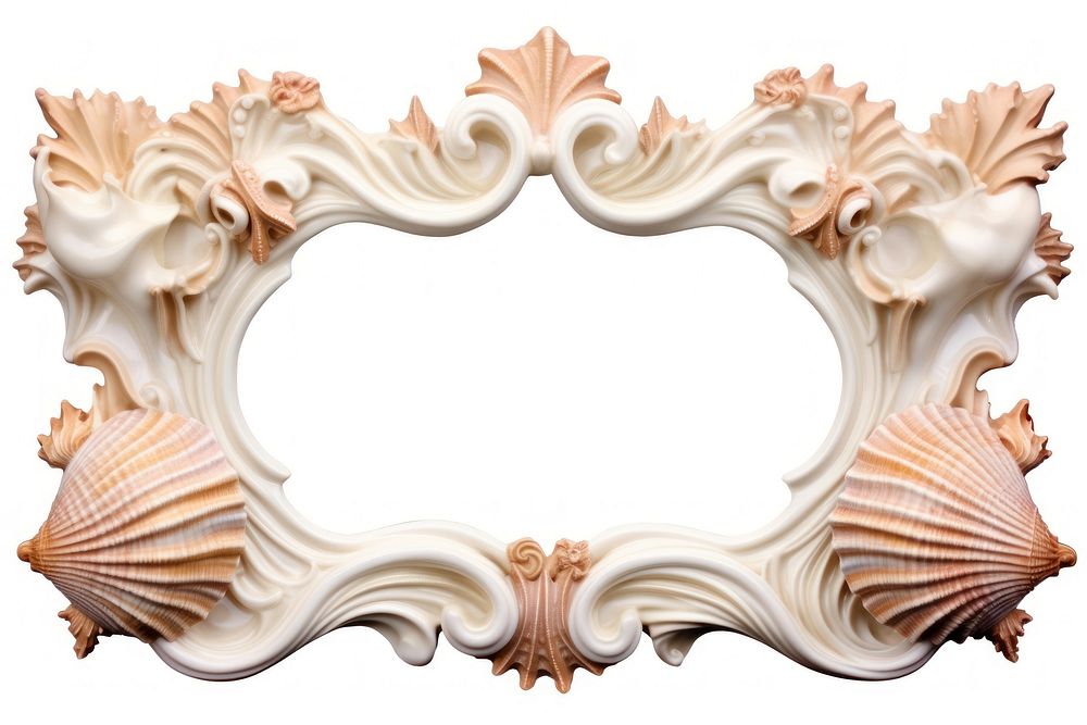 Nouveau art sea shell frame | Premium Photo - rawpixel