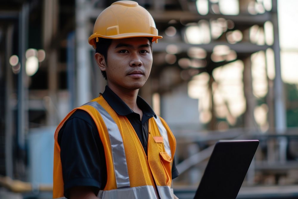Indonesian Engineer hardhat helmet construction. | Free Photo - rawpixel