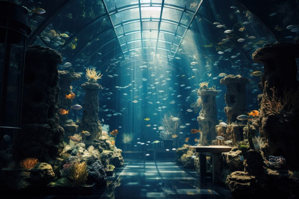 Aquarium nature fish architecture. | Premium Photo - rawpixel