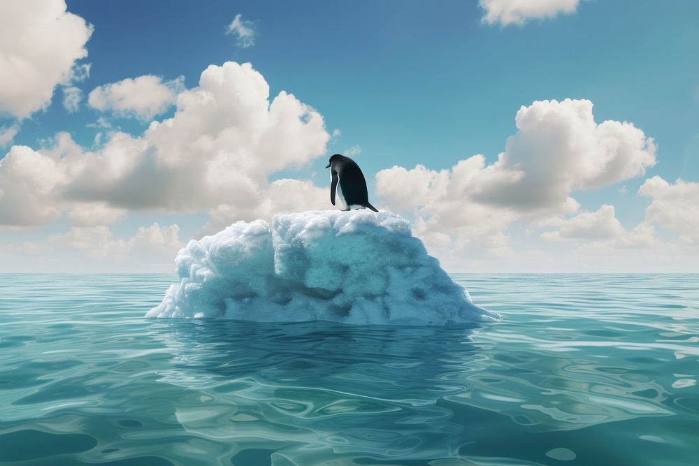 Ice outdoors iceberg penguin. | Premium Photo - rawpixel